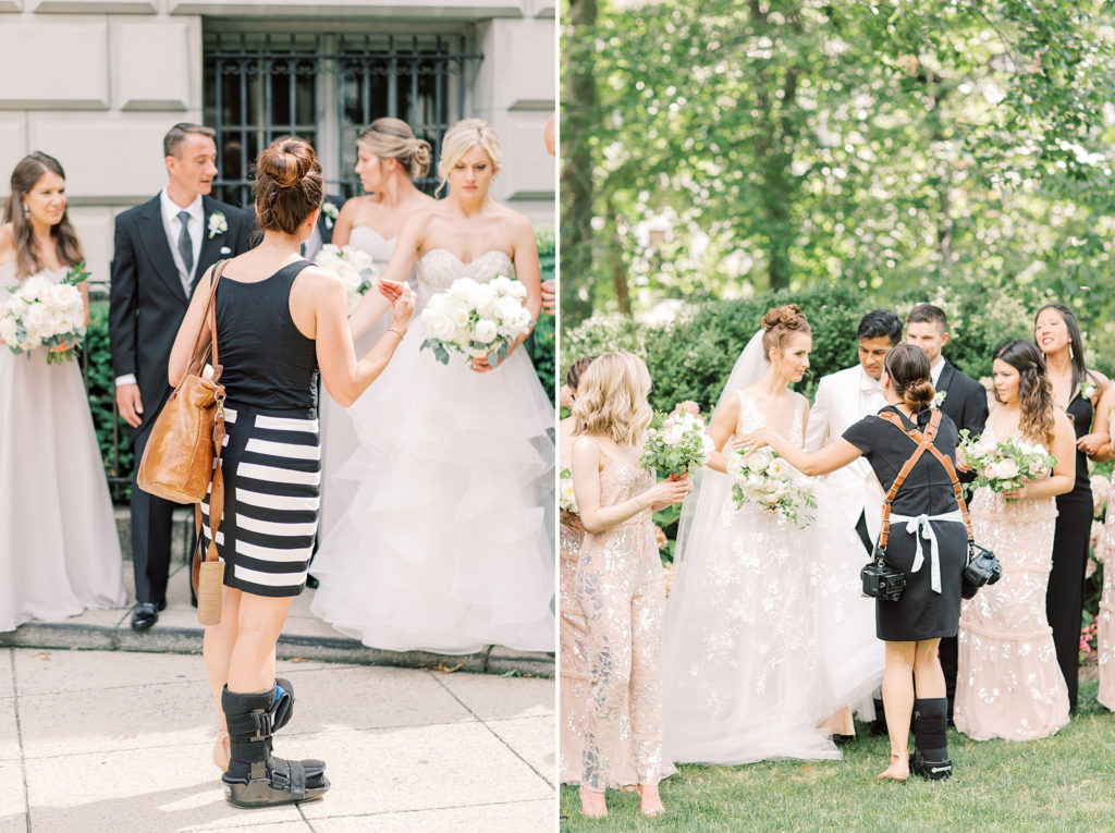 How to Photograph a Wedding with a Broken Foot