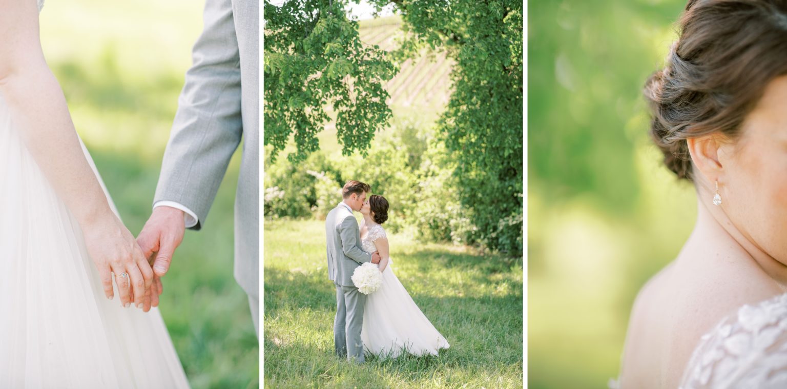 Romantic Spring Stone Tower Winery Wedding in Leesburg, VA