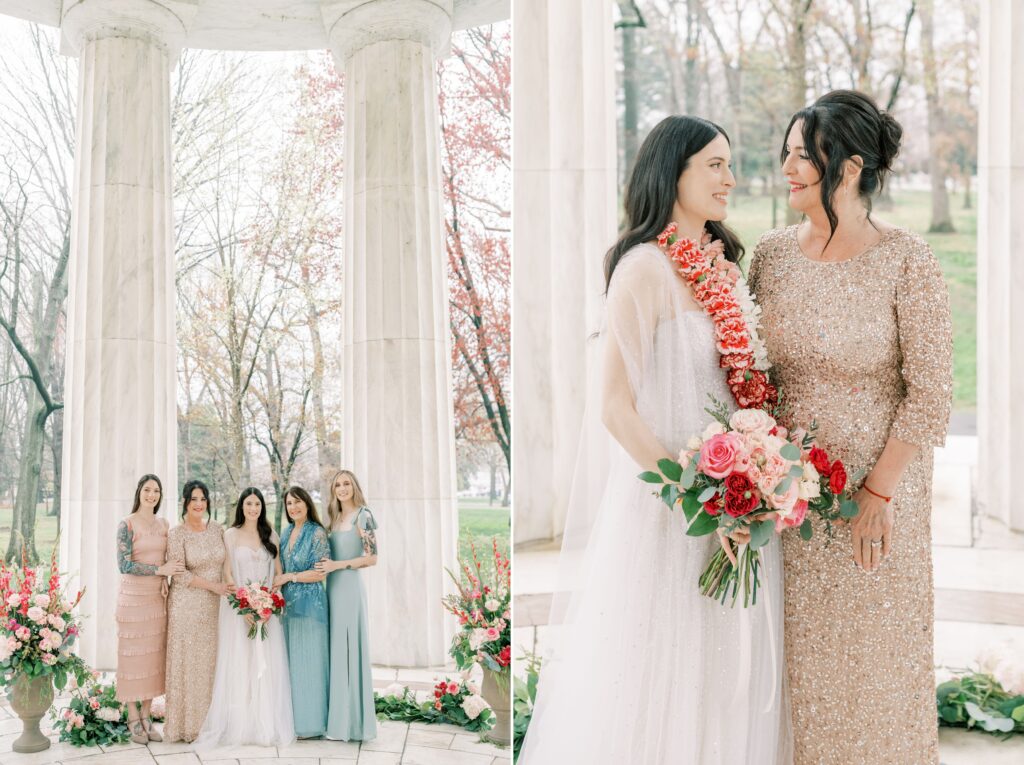 Romantic Wedding at DC War Memorial & Rose's Luxury
